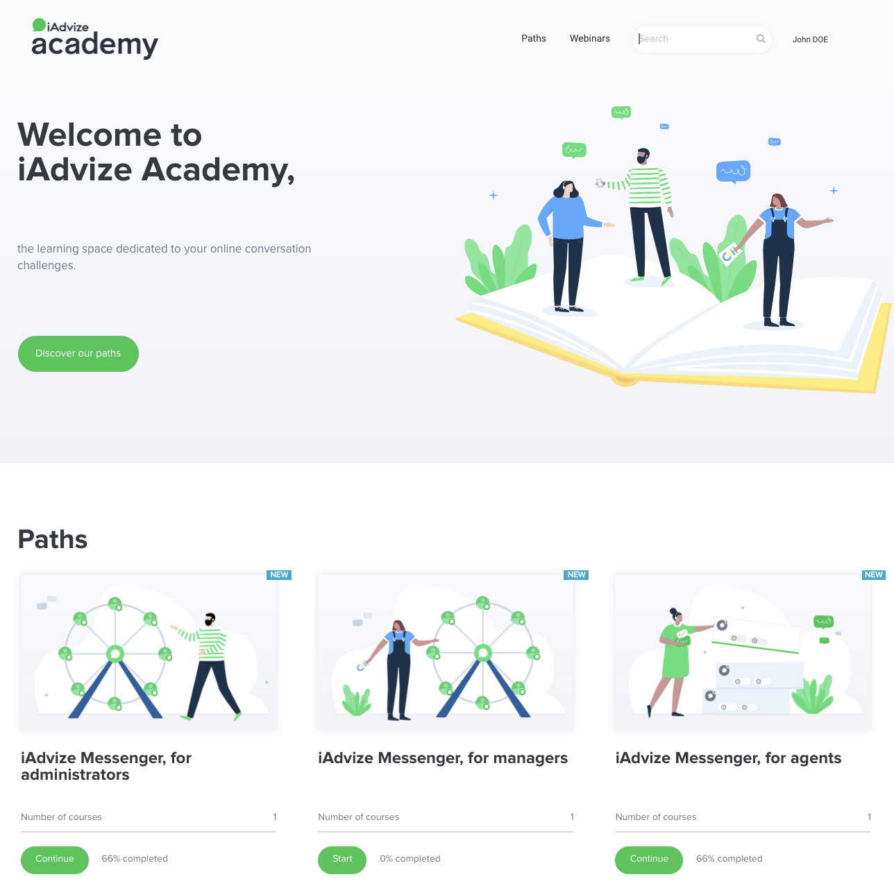 iAdvize Academy: iAdvize learning platform – Help Center iAdvize